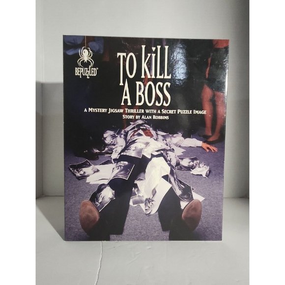 Be Puzzled | Toys | Bepuzzled To Kill A Boss Mystery Jigsaw 50 Pc ...